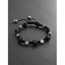 Reytel Armband 'RUNES (lava)' Herren Gr&ouml;&szlig;e 20 cm silber