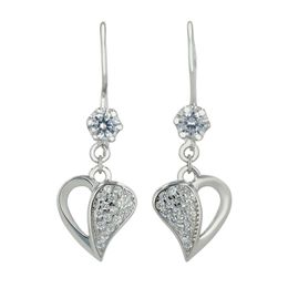 Akzent Ohrringe '"Carys" aus 925 Sterlingsilber, rhodiniert, langlebig' Damen Gr&ouml;&szlig;e One Size silber