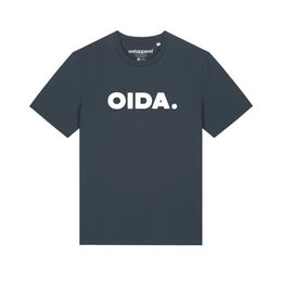 Watapparel Shirt 'Oida' male size XL Anthracite / White
