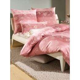 Bierbaum Bettw&auml;sche, Rosa, Gr. 80x80/135x200 cm, Bettw&auml;sche, 100% Baumwolle
