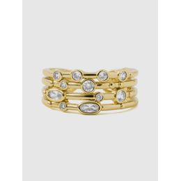 Luxenter Ring 'Ulethel' Damen Gr&ouml;&szlig;e 50/60 gold