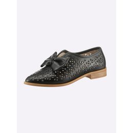 Heine Witt Damen Slipper, schwarz, Gr&ouml;&szlig;e 38