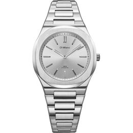 D1 Milano Analoguhr Damen Gr&ouml;&szlig;e One Size silber