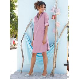 WITT Damen Jeanskleid in Schlupfform, ros&eacute;, Gr&ouml;&szlig;e 38