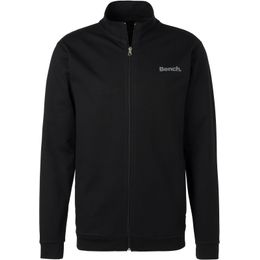 Bench. Loungewear Herren Sweatjacke, petrol-meliert, Gr&ouml;&szlig;e 52/54