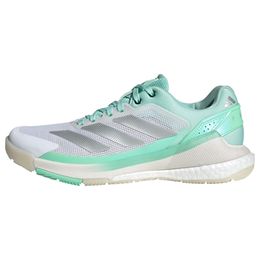 adidas Performance Sportschuh 'Crazyquick' Damen Gr&ouml;&szlig;e 47/47.5 t&uuml;rkis / grau / silber / wei&szlig;