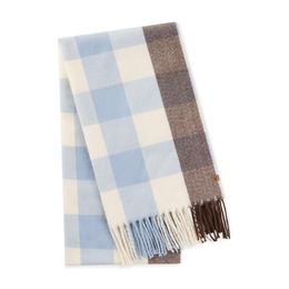 Camel Active Schal Damen Gr&ouml;&szlig;e One Size creme / hellblau / braun