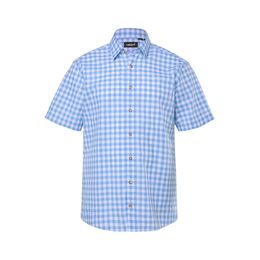 Men Plus Button Up Shirt male size XXL Light blue / White