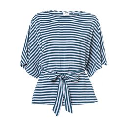 s.Oliver Bluse Damen Gr&ouml;&szlig;e S petrol / wei&szlig;