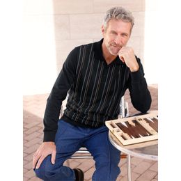 Marco Donati Langarm-Poloshirt