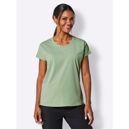 feel good Damen Shirt, Gr&uuml;n, Gr. 36/38, Homewear, Material: Baumwolle