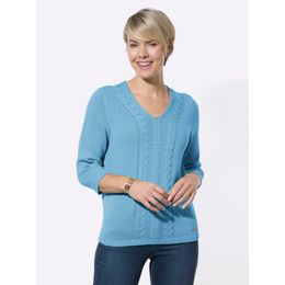 V-Ausschnitt-Pullover