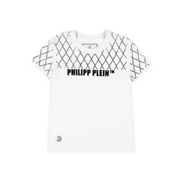 Philipp Plein T-Shirt M&auml;dchen Gr&ouml;&szlig;e 152 schwarz / wei&szlig;