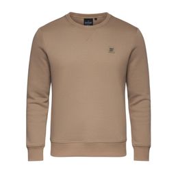 Ombre Sweatshirt Herren Gr&ouml;&szlig;e XXL cappuccino