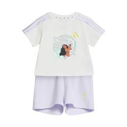 adidas Sportswear Trainingsanzug 'Adidas x Disney' M&auml;dchen Gr&ouml;&szlig;e 68 sand / gelb / flieder / wei&szlig;