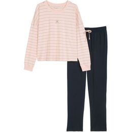 Marc O'Polo Marc O'polo Pyjama 'Mix N Match' Damen Gr&ouml;&szlig;e S dunkelblau / mauve Sommerkleid