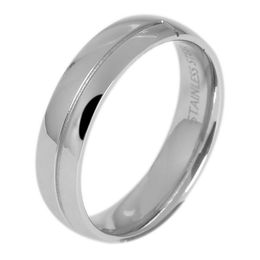 Akzent Ring 'Classic Choice, silberfarbig, langlebig' Herren Gr&ouml;&szlig;e 62 silber