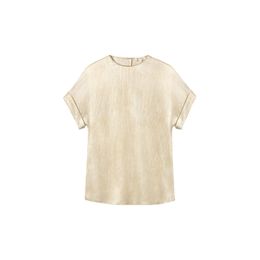 Lilysilk Bluse 'Top aus Birnensatin-Seide' Damen Gr&ouml;&szlig;e M beige