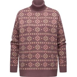Ragwear Sweater 'Danika' female size XXL Pastel yellow / Rose / Pastel red