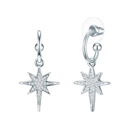 Lulu & Jane Ohrringe Damen Gr&ouml;&szlig;e One Size silber