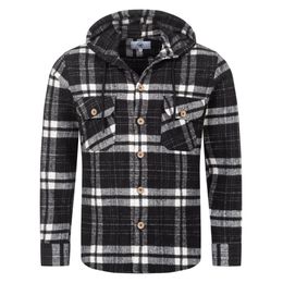 Rock Creek Hemd Herren Gr&ouml;&szlig;e 4XL schwarz / wei&szlig;
