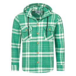 Rock Creek Button Up Shirt male size XXL Green / White