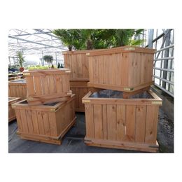 Holzk&uuml;bel XXL Pflanzk&uuml;bel Holz Premiumqualit&auml;t, div. Gr&ouml;&szlig;en, Pflanztopf