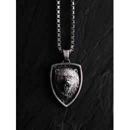 Reytel Anh&auml;nger 'BEARS ROAR' Herren Gr&ouml;&szlig;e One Size silber