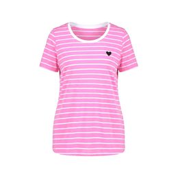 Angel of Style Shirt Damen Gr&ouml;&szlig;e 7XL hellpink / schwarz / wei&szlig;