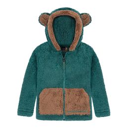 Normani Fleecejacke 'Barvas' Jungen Gr&ouml;&szlig;e 98/104 braun / petrol