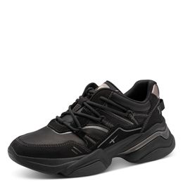 Tamaris Sneaker Damen Gr&ouml;&szlig;e 40 schwarz / silber Sommerschuhe