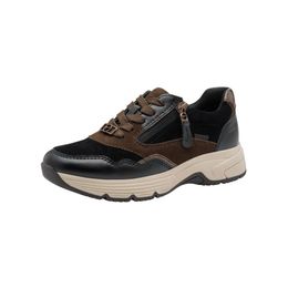Tamaris Sneaker Damen Gr&ouml;&szlig;e 36 braun / schwarz Sommerschuhe