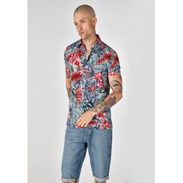 Colins Colin's Button Up Shirt male size M Dark blue / Dark green / Light red / White