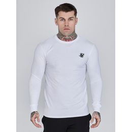 SikSilk Shirt Herren Gr&ouml;&szlig;e M schwarz / wei&szlig;