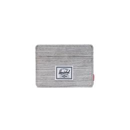 HERSCHEL Portemonnaie 'Charlie Cardholder Light Gray Crosshatch' Herren Gr&ouml;&szlig;e One Size grau