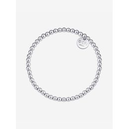 Classyandfabulous Jewelry Armband 'CLASSYANDFABULOUS Beaded' Damen Gr&ouml;&szlig;e 16 cm silber