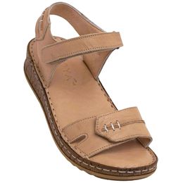 Limoya Sandale 'Damensandalen' Damen Gr&ouml;&szlig;e 38 dunkelbeige