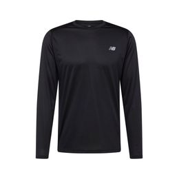 New Balance Performance Shirt 'Essentials' male size S Silver grey / Black