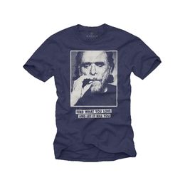 Makaya Shirt 'Find What You Love' Herren Gr&ouml;&szlig;e S blau