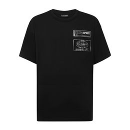 Plein Sport T-Shirt Herren Gr&ouml;&szlig;e M schwarz / silber