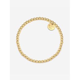 Classyandfabulous Jewelry Armband 'CLASSYANDFABULOUS Beaded' Damen Gr&ouml;&szlig;e 19 cm gold