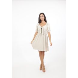 Elara Kleid Damen Gr&ouml;&szlig;e 36/38 beige Sommerkleid