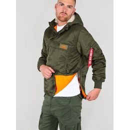 Alpha Industries &Uuml;bergangsjacke 'HPO' Herren Gr&ouml;&szlig;e L dunkelgr&uuml;n Sommerjacke