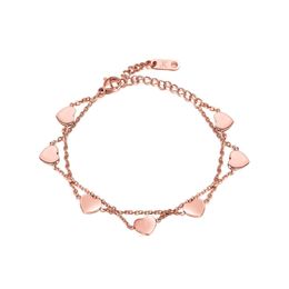 Kim Johanson Bracelet '7 Herzen' female size 16 / 21 cm Rose gold