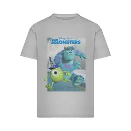 Merchcode Shirt 'Disney Monsters Poster' male size 4XL Taupe / Petrol