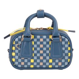 DuDu Handbag female size One size Blue / Yellow