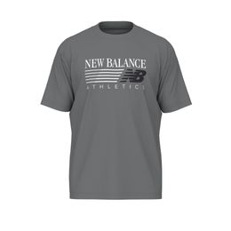 new balance Shirt male size S Grey / Black / White