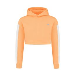 Smilodox Sweatshirt 'Amaya' female size M Light orange / Silver / White