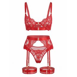 Orchibelle W&auml;sche-Sets 'Marielle' Damen Gr&ouml;&szlig;e 100 rot