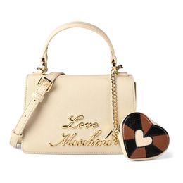 Love Moschino Handtasche 'Heart Charm' Damen Gr&ouml;&szlig;e One Size beige